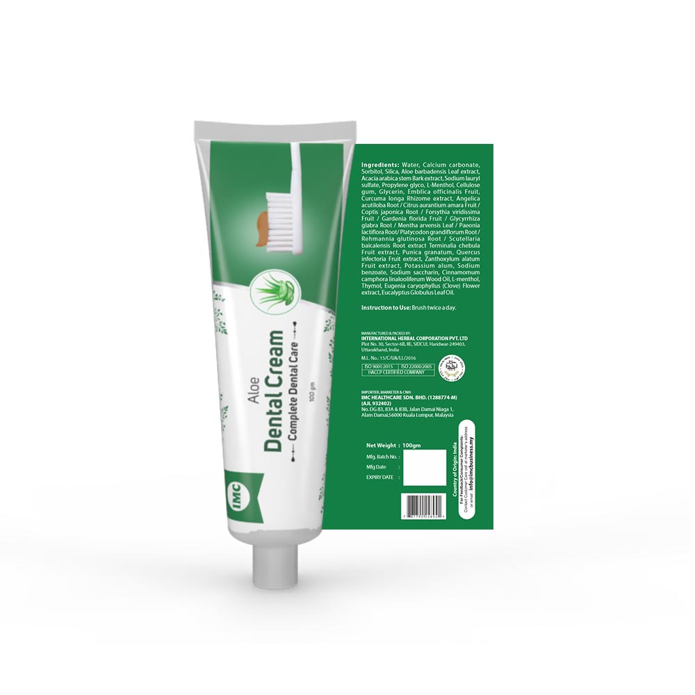 Aloe Dental Cream IMC HEALTHCARE SDN BHD